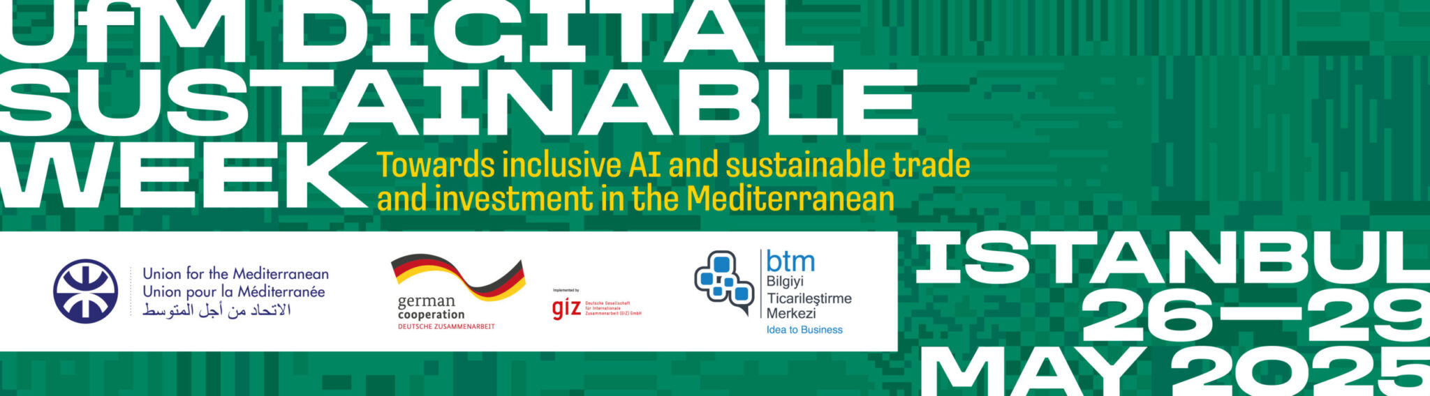 UfM Digital Sustainable Week - Union for the Mediterranean - UfM