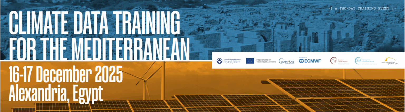 Climate data training for the Mediterranean - Union for the Mediterranean - UfM